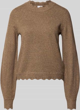 Vila Strickpullover mit Zackenabschl&uuml;ssen Modell VINIKOLINA