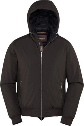 Moorer Homme, Vestes, Vert, Taille: M Blouson aviateur &agrave; capuche