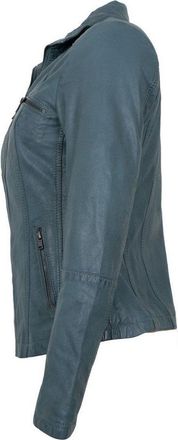 7eleven Lederjacke Vinca 7eleven - Damen Lederjacke Lammnappa hellblau