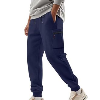 Generic Pantalon de jogging pour homme avec poches, pantalon de surv&ecirc;tement l&eacute;ger avec cordon de serrage &agrave; taille &eacute;lastique, pantalon de surv&ecirc;tement athl&eacute;tiqu