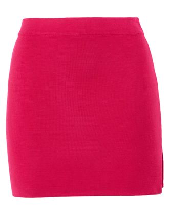 8 by YOOX KNIT SPLIT MINI SKIRT