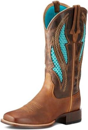 Ariat Chaussures Venttek Ultra Western Western pour Femmes, 42.5 M EU, Distressed Brown/Silly Brown