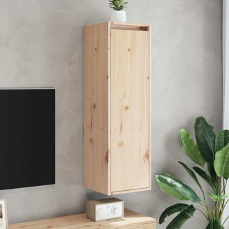 vidaXL Vidaxl - Armoires murales 2 pcs 30x30x100 cm Bois de pin massif