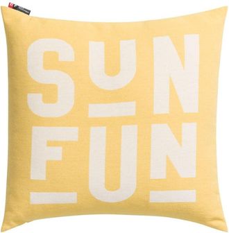 David Fussenegger Kissenh&uuml;lle Porto Sun 50 x 50 cm Gelb