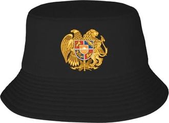 Generic Chapeau De Seau Armoiries De LArm&eacute;nie Chapeaux De Visi&egrave;re &Eacute;t&eacute; &Agrave; Large Bord Bonnet Soleil, pour Le Camping, La Randonn&eacute;e, Plage, 56-58cm