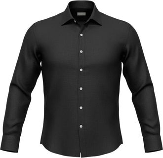Sonrisa Homme, Chemises, Noir, Taille: 3XL Leinenhemd