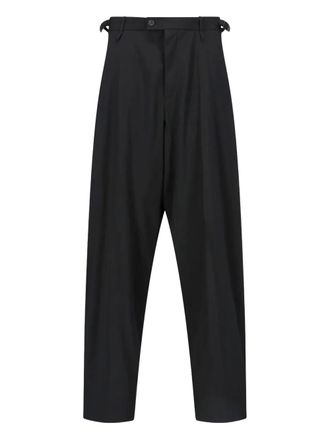 Balenciaga pantalon &agrave; coupe ample - Noir