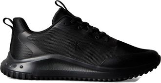 Calvin Klein Herren Eva Runner Schn&uuml;rmatte Mix Ym0ym01442 Low-Top, Black Triple Black, 42 1/3 EU