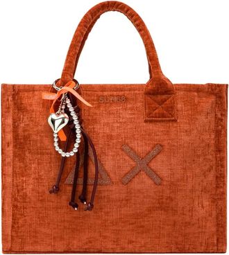 Sun 68 Cali Midi Bag Samt - - Bags - Damen - Braun - ONE SIZE