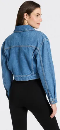 HUGO BOSS Jeansjacke Galatea in Cropped-L&auml;nge