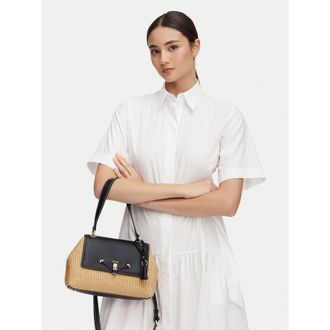 Guess Handtasche Guess Maggie Straw HWWG97 53190 Beige