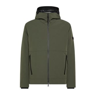 Peuterey Geschmeidiger Primaloft Bomber mit schwarzen Details - - Jackets - Herren - Gr&uuml;n - S