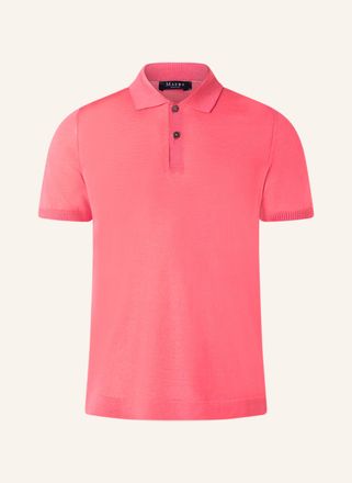 Maerz Maerz Muenchen Strick-Poloshirt Aus Merinowolle pink