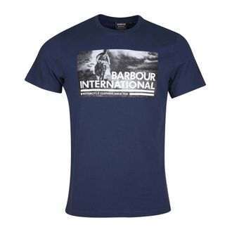 Barbour Photo History T-Shirt - - Tops - Herren - Blau - L