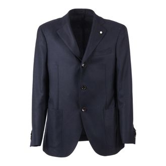 Luigi Bianchi Mantova Herren, Jacken, Blau, 2XLGr&ouml;&szlig;e