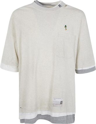 Miharayasuhiro Mihara Yasuhiro, Homme, Tops, Blanc, Taille: S Triple Layered Tee