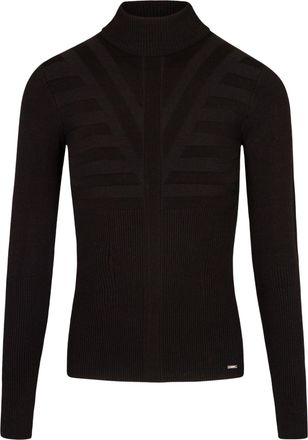 Morgan Damen Langärmeliger feinem Manometer 212-metro Pullover, Schwarz, Medium