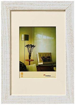 Walther Design Walther Design Cadre Photo Blanc Polaire 30 x 40 cm avec Passe-Partout, Home Wooden Frame HO040V