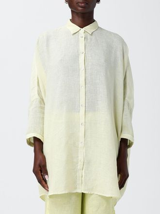 120% Lino Chemise Femme couleur Jaune