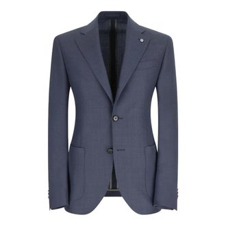 Lubiam Ma&szlig;geschneiderte Jacke - - Jackets - Herren - Blau - 2XL