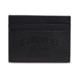 Dsquared2 Homme, Accessoires, Noir, Taille: ONE Size Porte-cartes en cuir