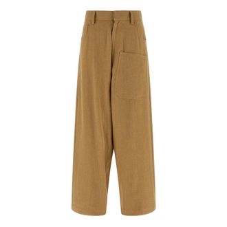 JEJIA Carla Pantalons - Femme - Pantalons - Beige - Taille: 34 FR