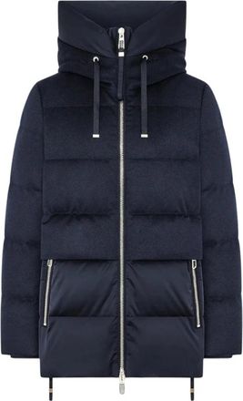 Duno Keiko Kapuzen-Daunenjacke - - Jackets - Damen - Blau - M