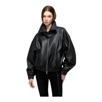 VSP May - Schwarze Lederjacke - - Jackets - Damen - Schwarzk - M