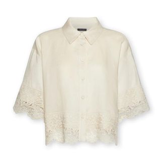 Elena Miro Damen, Blusen & Hemden, Beige, 4XLGr&ouml;&szlig;e