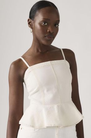 Levi's Haut &Agrave; Volants Anderson - Femme - Blanc / Truth Slip - XS