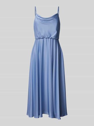 Jake*s Cocktailkleid mit Wasserfall-Ausschnitt