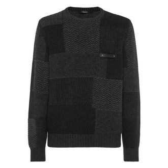 Billionaire Boys Club Homme, Pulls, Noir, Taille: 4XL Pullover Col Rond Crest