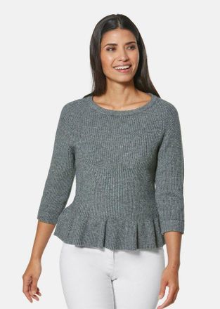 Madeleine Strickpullover Pullover mit Sch&ouml;&szlig;chen