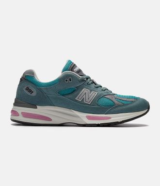 New Balance Baskets 991 Porcelain Green