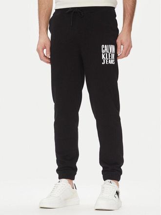 Calvin Klein Jeans Jogginghose Painted J30J327535 Schwarz Regular Fit