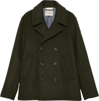 Roy Rogers Melton Wool Coat - Homme - Manteaux - Vert - Taille: L