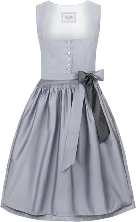 Stockerpoint Damen Dirndl Audrey Kleid f&uuml;r besondere Anl&auml;sse, hellgrau, 44