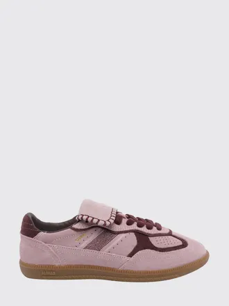 Alohas Baskets bicolores TB.490 en daim avec logo lamin&eacute;