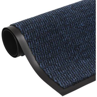 vidaXL Paillasson rectangulaire 120 x 180 cm Bleu