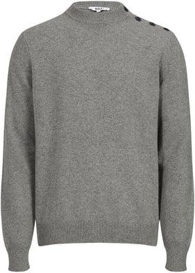 Aigle Pull droit col montant en laine m&eacute;lang&eacute;e