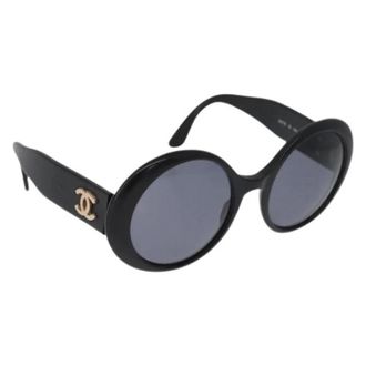 Chanel Pre-owned Vintage Sonnenbrille - - Pre-owned - Damen - Schwarzk - ONE SIZE