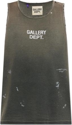 Gallery Dept. Homme, Tops, Gris, Taille: M T-shirt sans manches avec logo