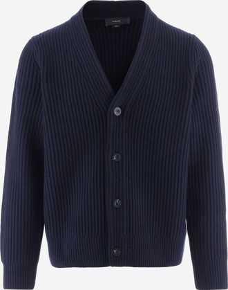 Vince Cardigan en laine c&ocirc;tel&eacute;e Vince