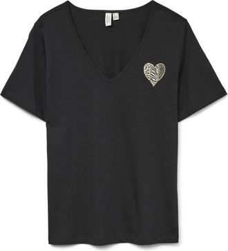 Vero Moda Vmflorita S/S V-Neck T-Shirt JRS Btq