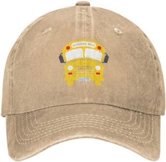 Generic Bus Scolaire Homme Femme Casquette Trucker Anti UV Chapeau De Cowboy sans D&eacute;formation Chapeau pour Ext&eacute;rieur Sport Running