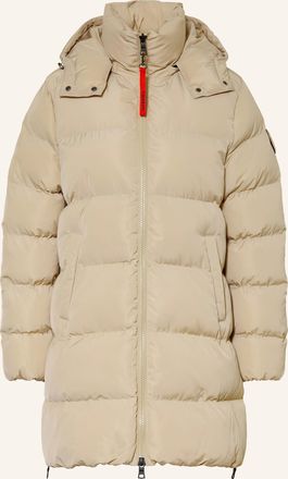 No.1 Como Steppmantel Ischgl Mit Abnehmbarer Kapuze beige