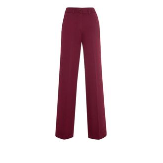 Manila Grace Femme, Pantalons, Rouge, Taille: 36 FR Chino Pant