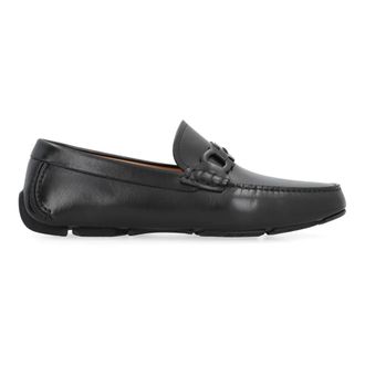 Ferragamo Byte Leder Loafer - - Shoes - Herren - Schwarzk - 40 1/2 EU