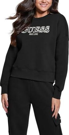 Guess Womens Midge Sweatshirt, Jet Black