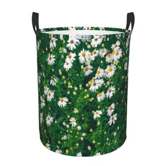 Generic Blumen Im Sommer W&auml;schesammler Rund W&auml;schek&ouml;rbe Wasserdichter W&auml;schebeh&auml;lter F&uuml;r Kleidung Kuscheltier Lagerung